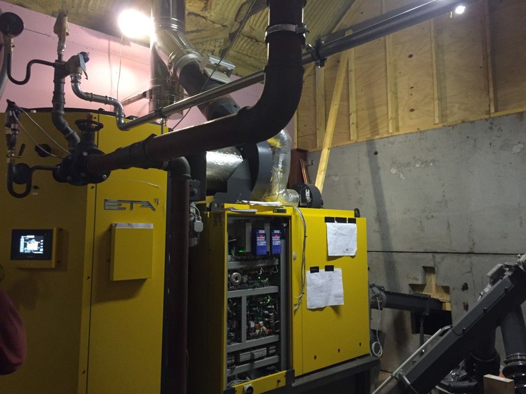 Biomass instalation (Wood chip ETA) | Denis Lawson Plumbing & Heating